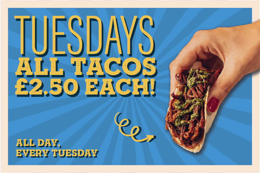 TACO TUESDAY - The Playwright Craft Pub Nottingham